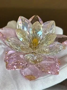 Swarovski | Accents | Swarovski Crystal Paradise Flower Waterlily ...